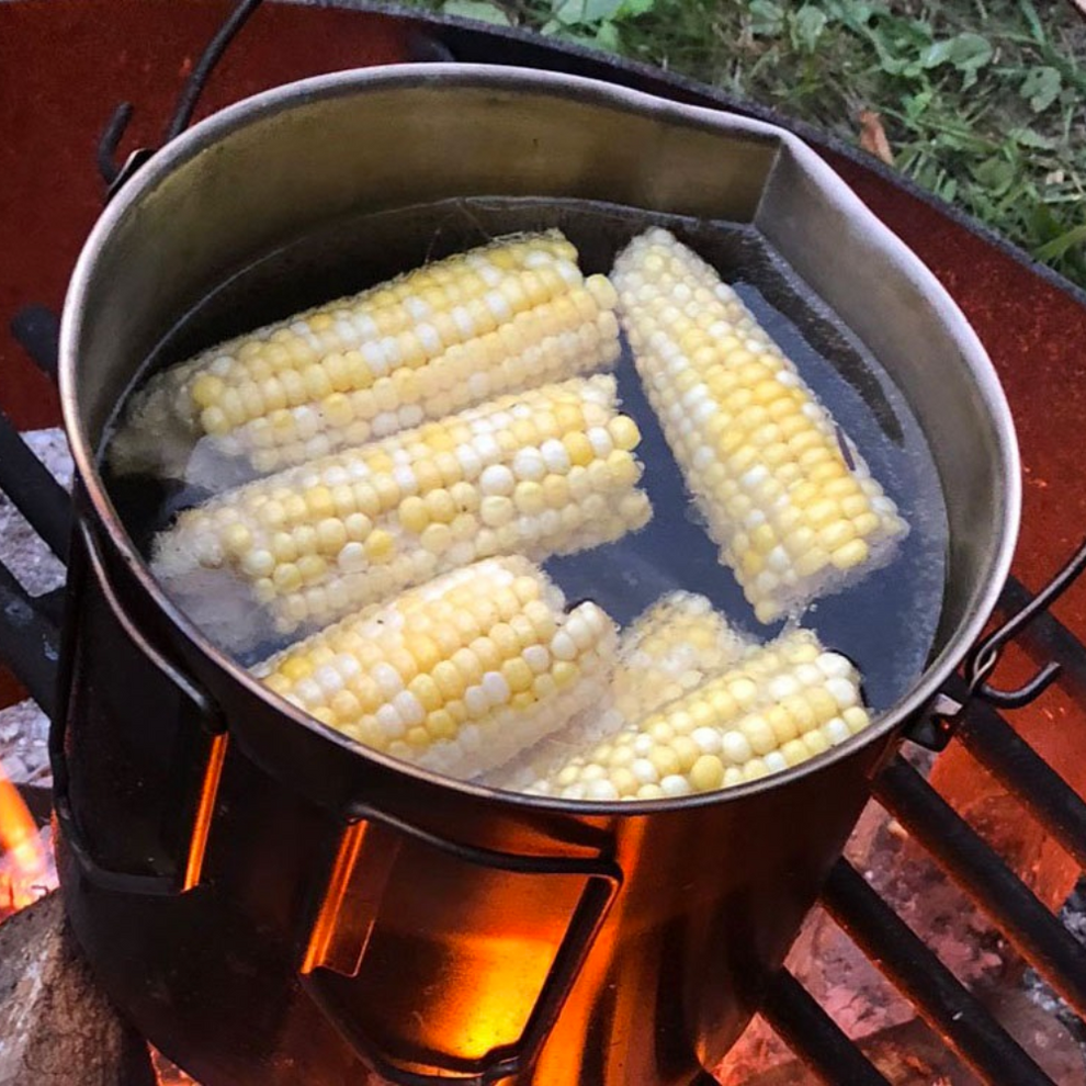 Pathfinder RVS Bushpot met deksel (3.5 L) | Outdoor Food