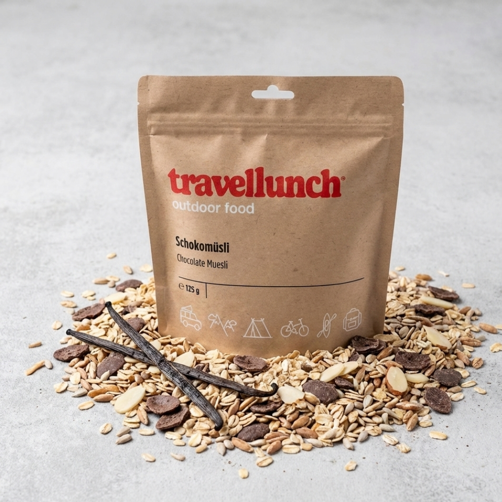 Travellunch Chocolade Muesli Snel en energierijk ontbijt