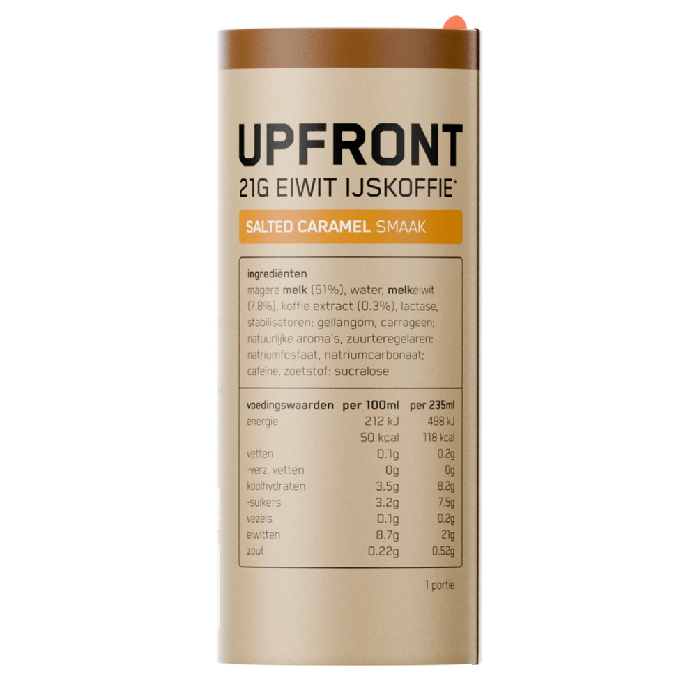 Upfront • Eiwit IJskoffie • Hoog eiwit & cafeïne